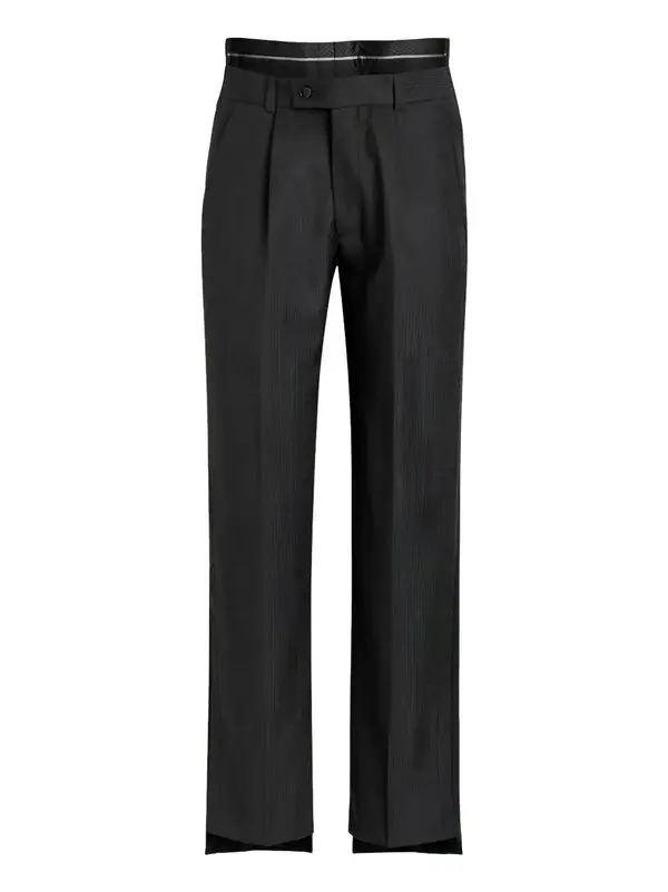 BETTER Tailored Pinstripe Trousers - Black