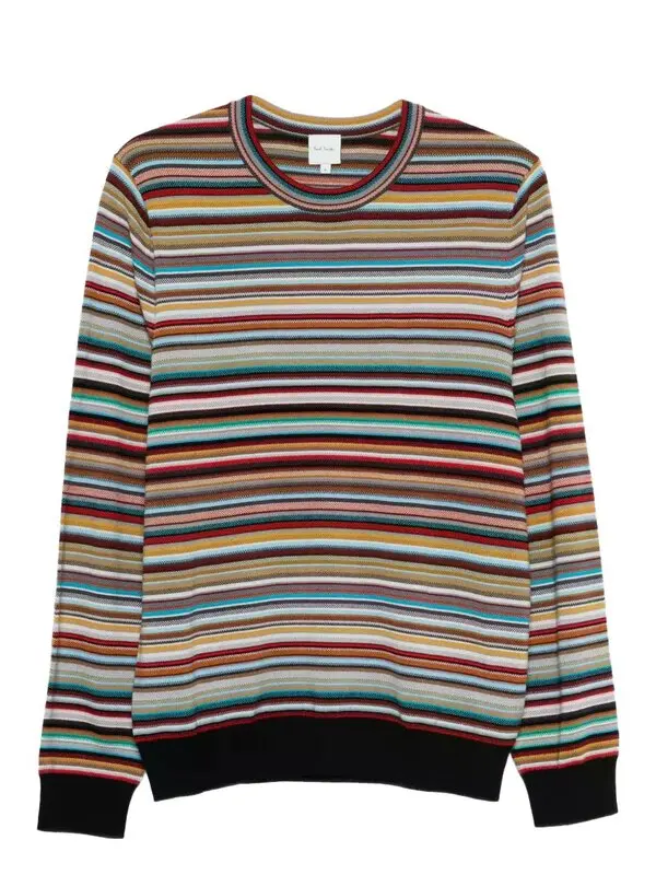 Paul Smith Striped Long-sleeve Sweater - Blue
