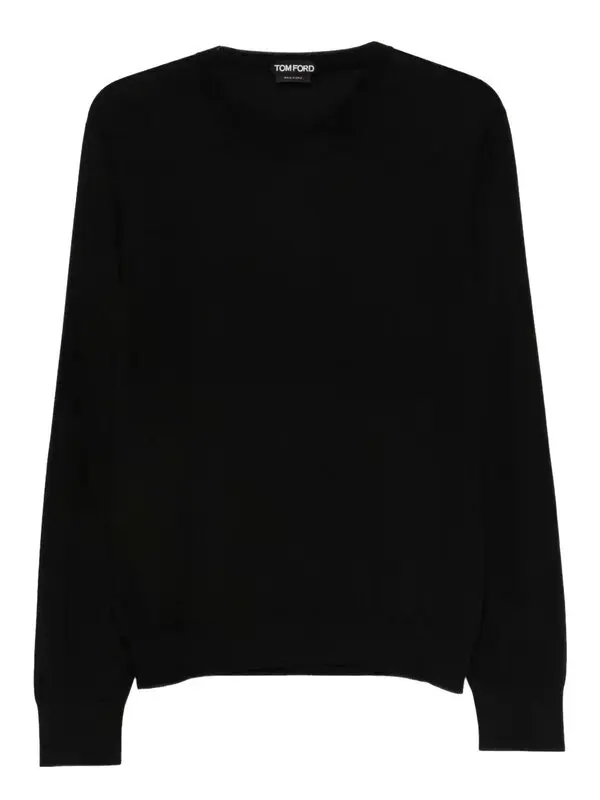TOM FORD Crew-neck Top - Black