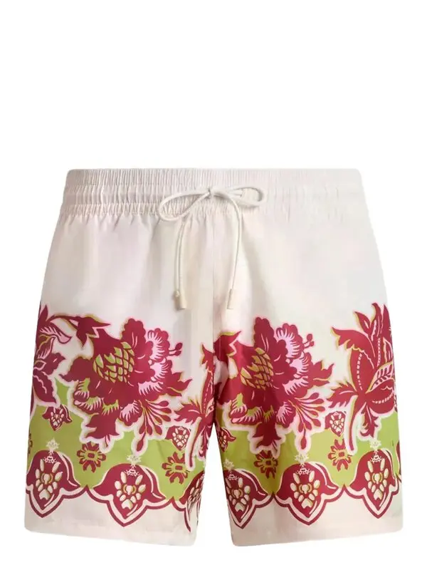 Etro Floral-print Swimsuit - Neutrals