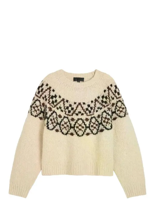 NILI LOTAN Chrissy Long-sleeve Sweater - Neutrals