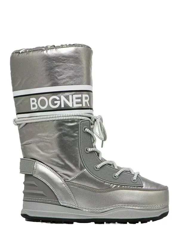 Bogner Lace-up Snow Boots - Grey