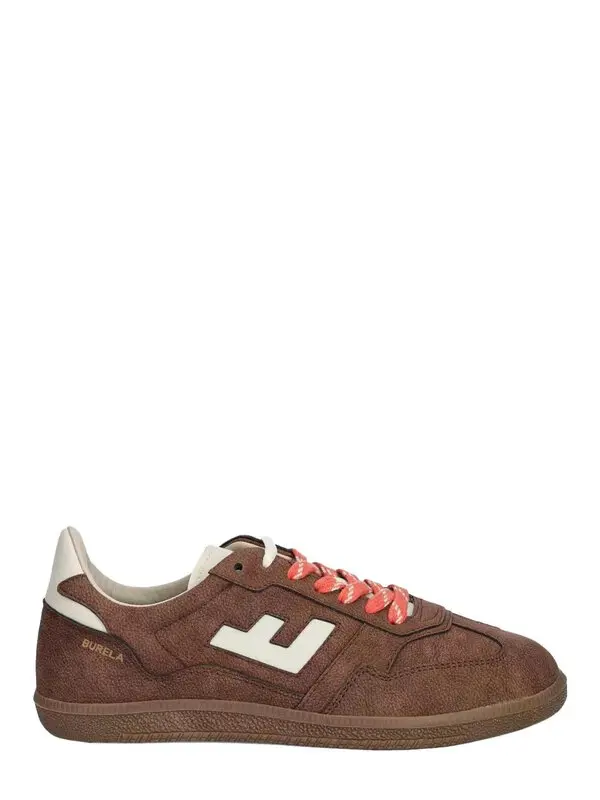 Flamingos Burela Slim Logo-appliqué Sneakers - Brown