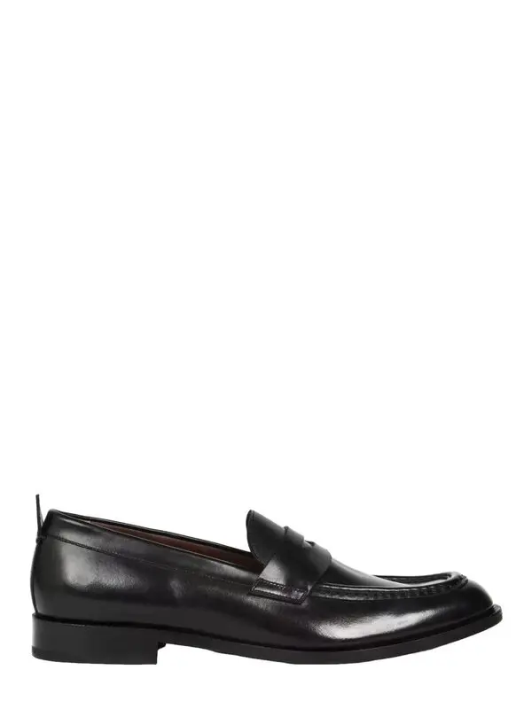 Etro Penny Leather Loafers - Black