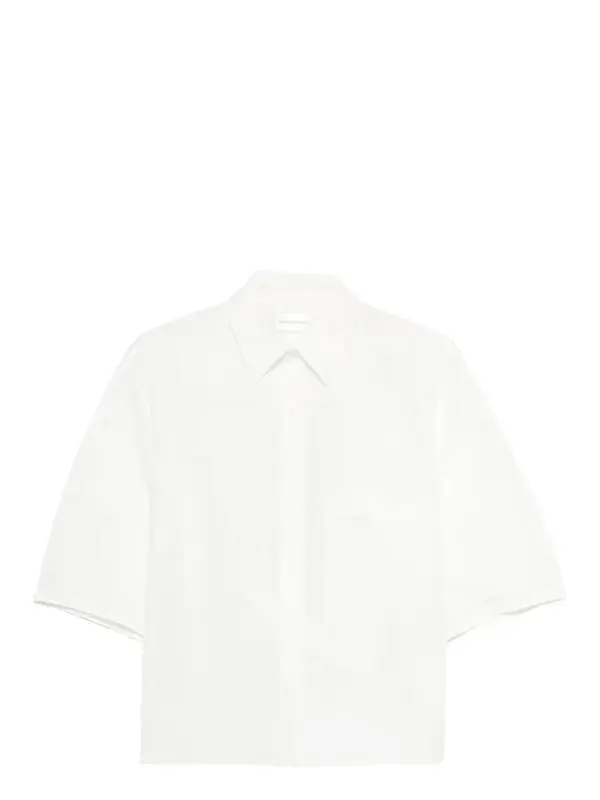 Christian Wijnants Cropped Short-sleeved Shirt - White