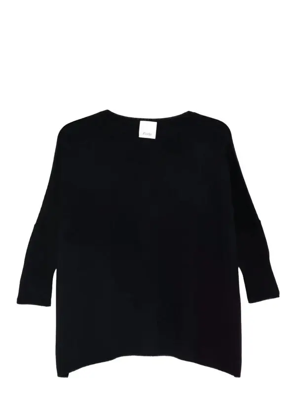 ALLUDE Crew-neck Knitwear - Black