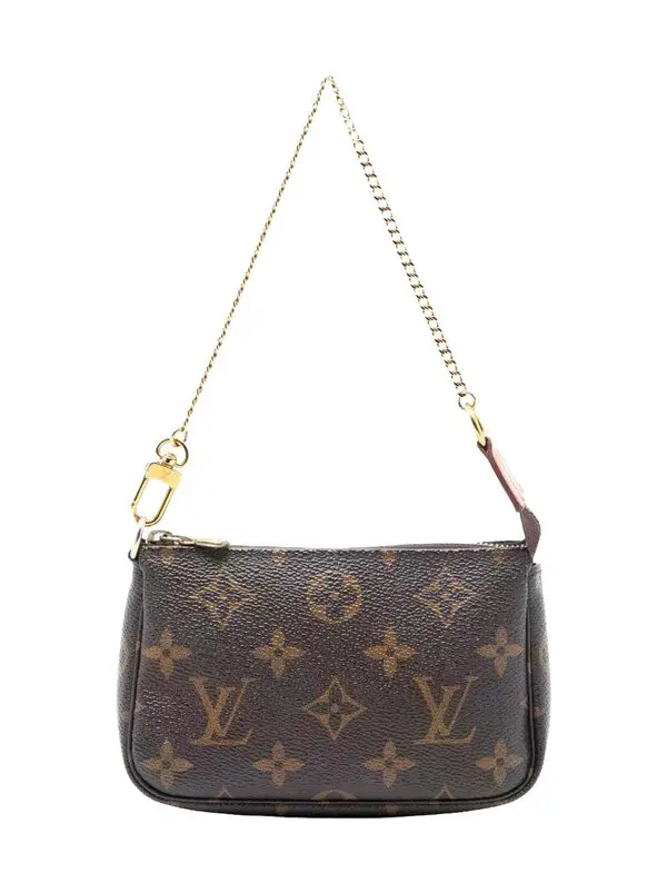 LOUIS VUITTON 2019 Monogram Mini Pochette Accessoires - Brown