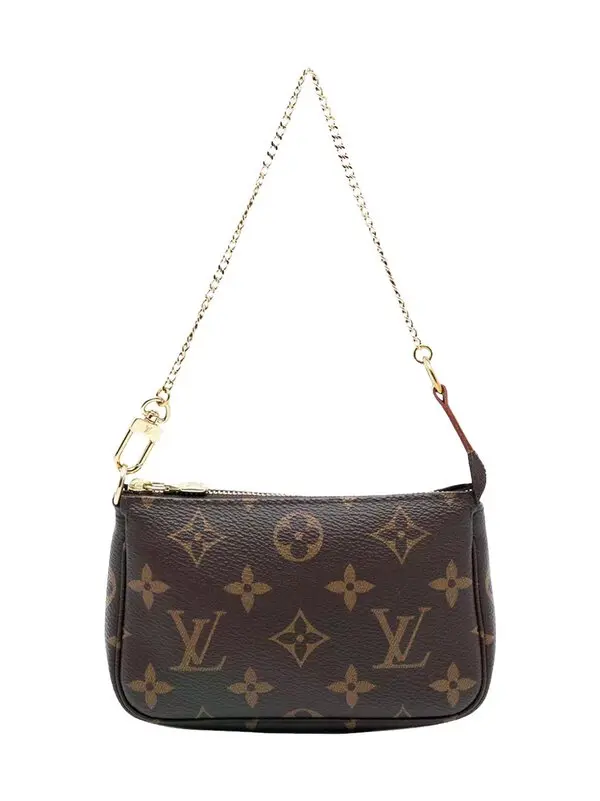 LOUIS VUITTON 2021 Monogram Mini Pochette Accessoires - Brown