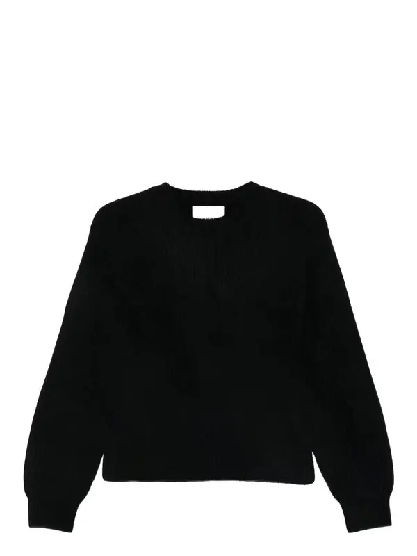 LISA YANG Miriella Ribbed Sweater - Black