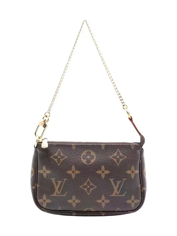 LOUIS VUITTON 2020 Monogram Mini Pochette Accessoires - Brown