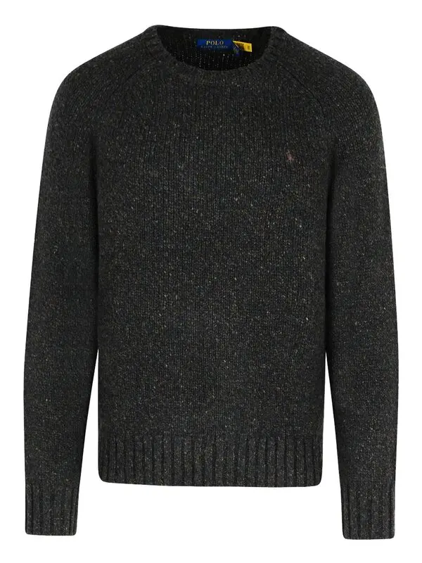 Polo Ralph Lauren Wool Blend Crew Neck Sweater - Brown