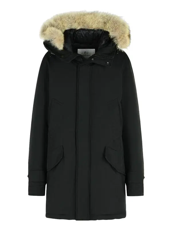 Woolrich Polar Cotton Blend Parka - Black