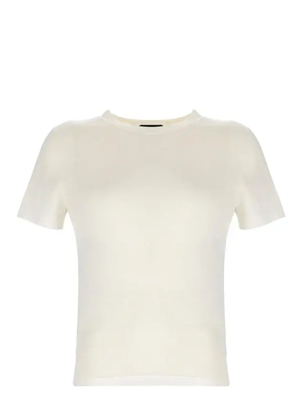 Theory Wool T-shirt - Beige