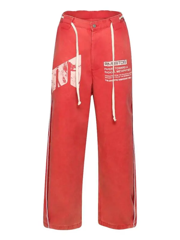 RIVINGTON ROI REBIS Metanoia Logo Working Pant - Red