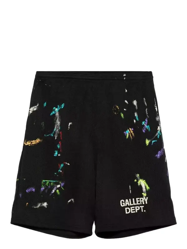 GALLERY DEPT. X Josué Thomas Painted Track Shorts - Black