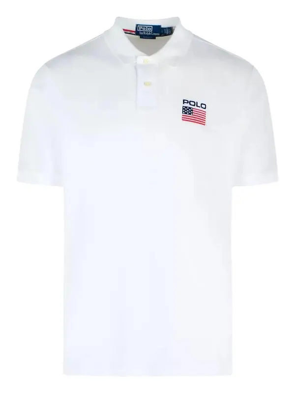 Polo Ralph Lauren Logo-embroidered Polo Shirt - White