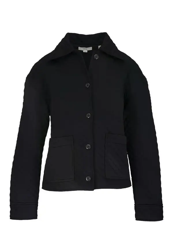 Vince Quilted Pocket Jacket - Black