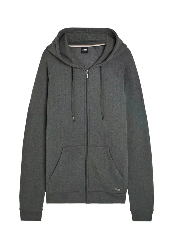 BOSS Zip-up Hoodie - Grey