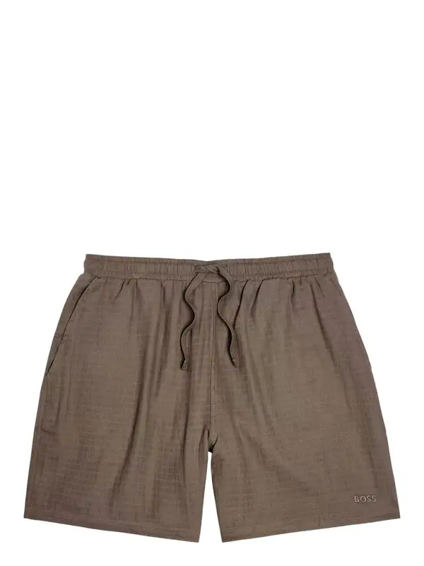BOSS Drawstring Shorts - Brown