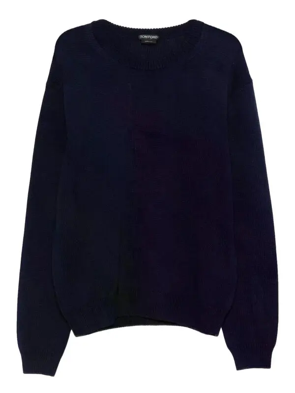 TOM FORD Crew-neck Sweater - Blue