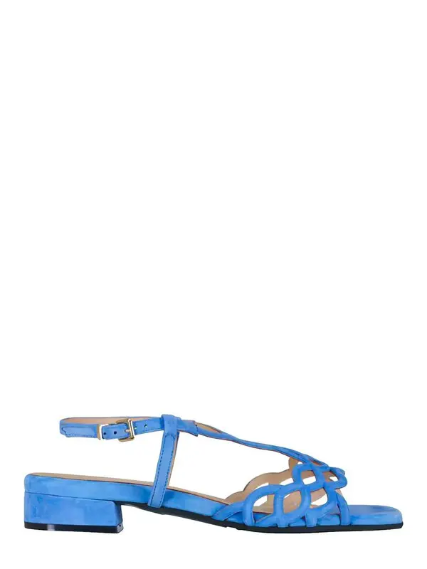 Ron White Cut-out Strap Sandals - Blue