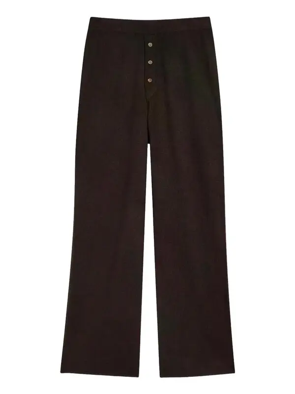 Guest In Residence Everywear Wide-leg Trousers - Brown