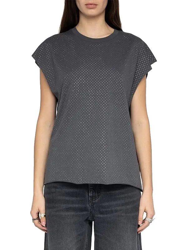 Zadig&Voltaire Cloe Tank Top - Medium Grey