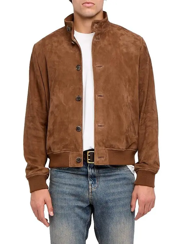 Zadig&Voltaire Lonni Suede Jacket - Coconut