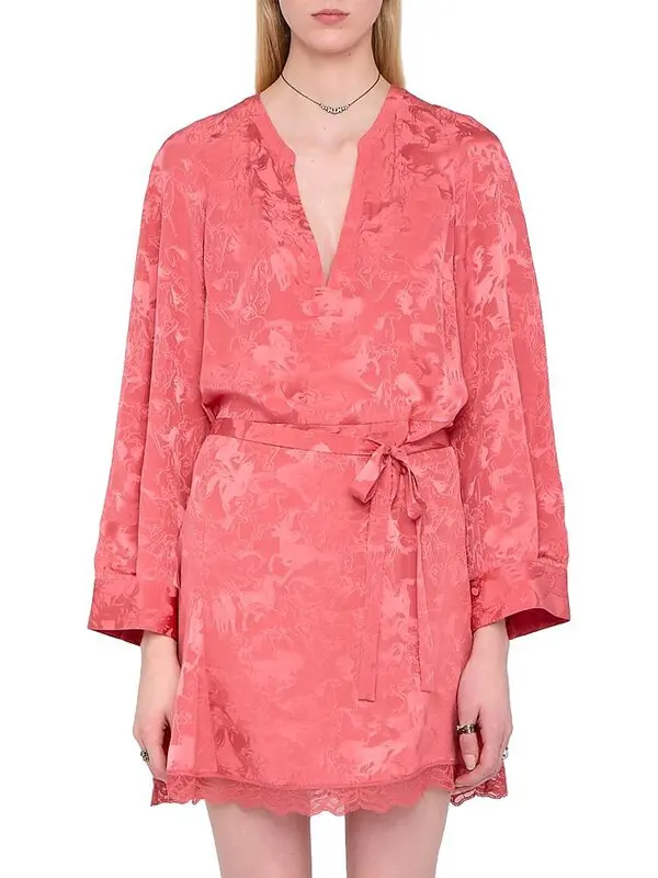 Zadig&Voltaire Ramasco Silk Dress - Tea Rose