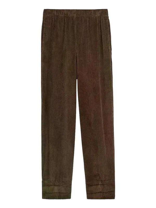 American Vintage Padow Corduroy-effect Trousers - Brown