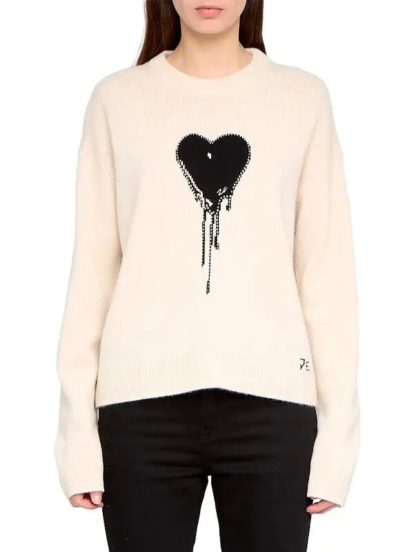 Zadig&Voltaire Markuz Cashmere Sweater - Eggshell