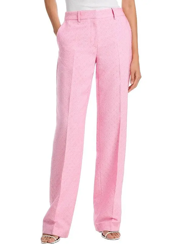 Casablanca Tailored Monogram Pants - Pink Monogram