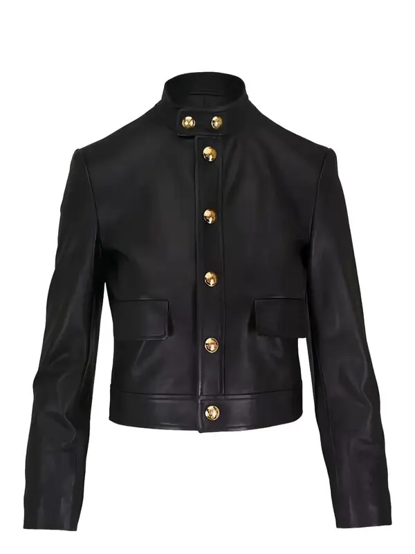 NILI LOTAN Hadley Leather Jacket - Black