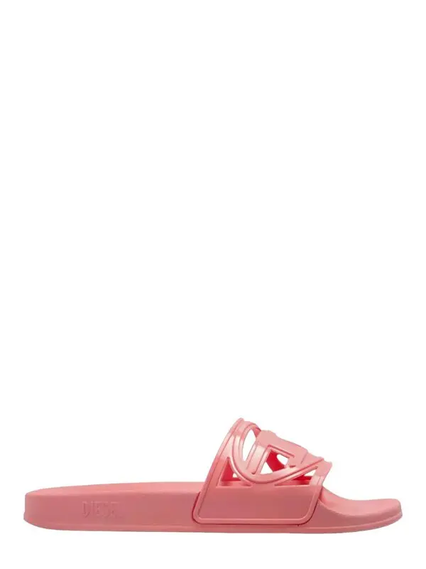 DIESEL Logo Detail Slides - Pink