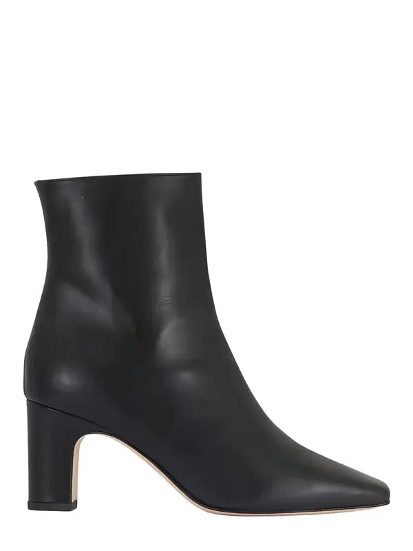 Manolo Blahnik Square-toe Boots - Black
