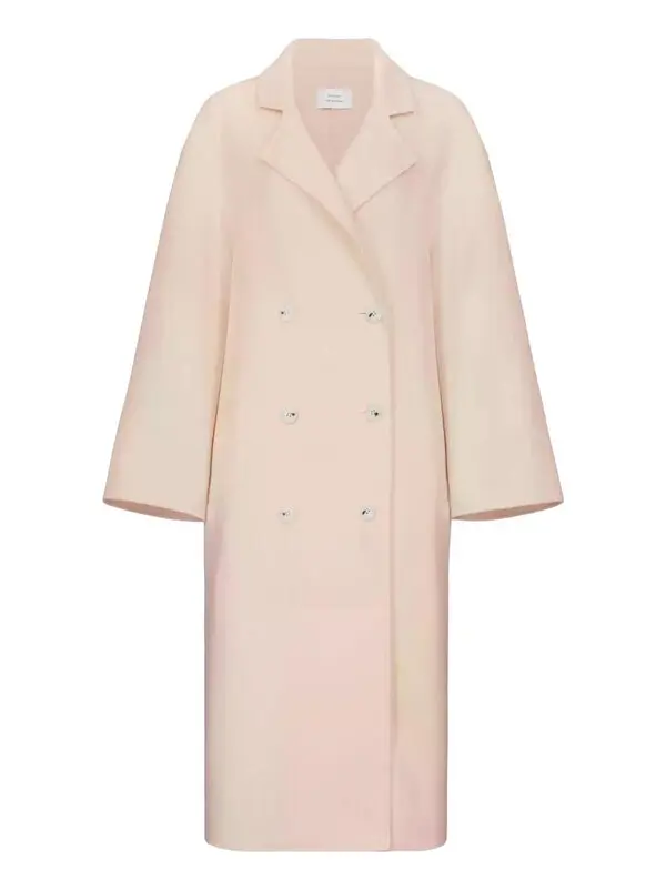 Loulou De Saison Borneo Lds Double-breasted Coat - Pink
