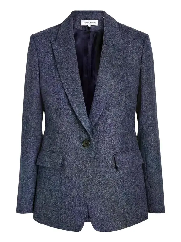 Veronica Beard Vega Dickey Blazer - Blue