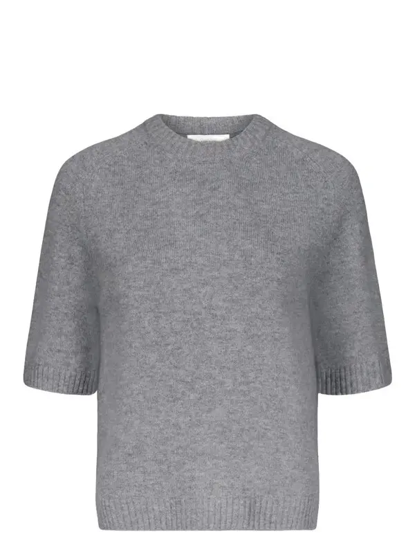 Loulou De Saison Dara Elbow-length Sleeve Sweater - Grey