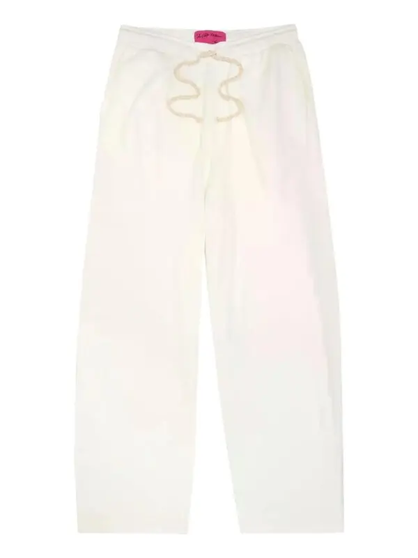 THE ELDER STATESMAN Daily Wide-leg Trousers - Neutrals