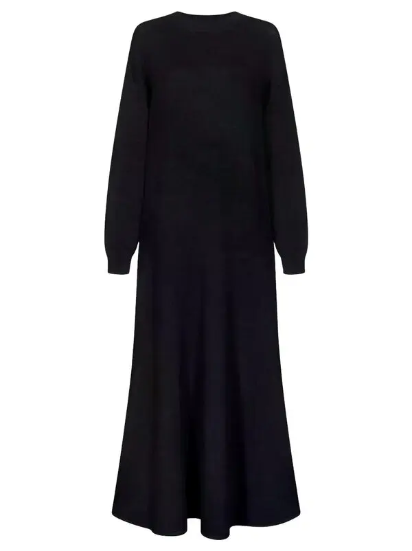Loulou De Saison Lucy Long-sleeve Maxi Dress - Black