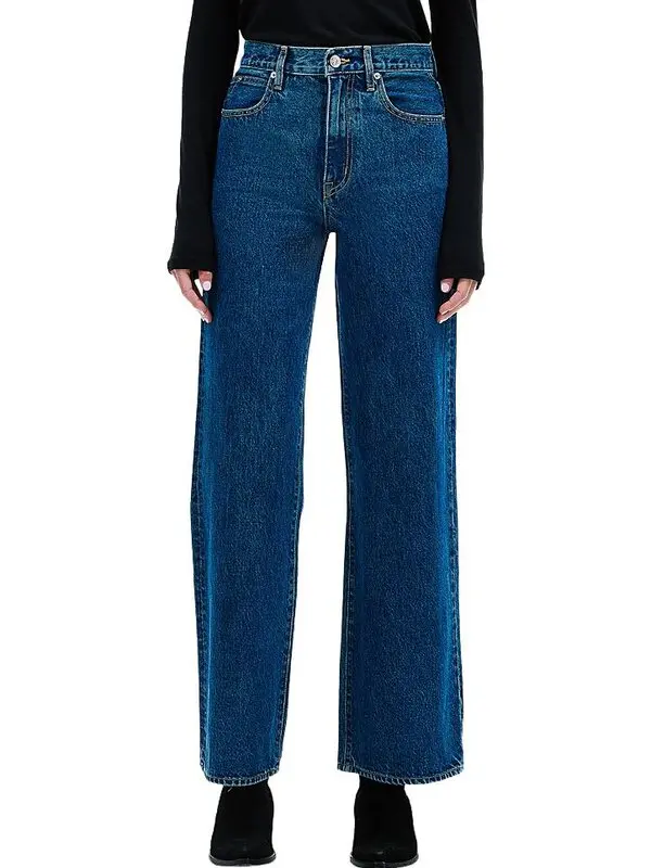 SLVRLAKE Grace High-rise Wide-leg Jeans - Forbidden