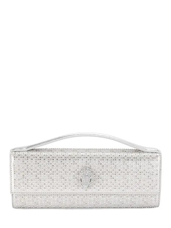 Kurt Geiger Bond Long Top Handle Bag - Silver