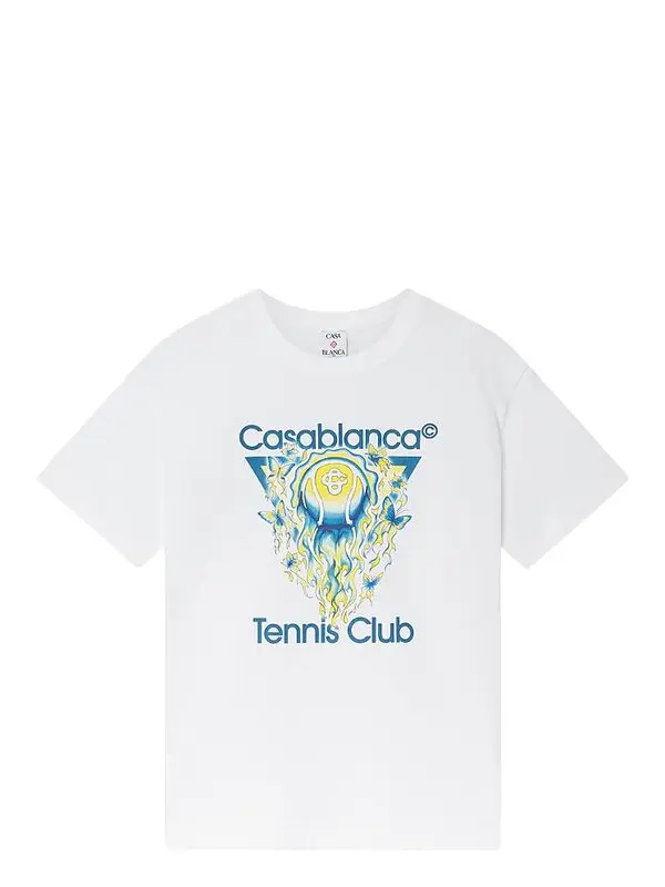Casablanca Tee - Tennis Club Icon