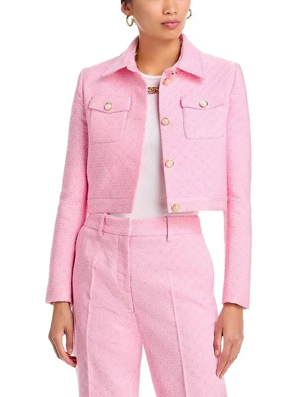 Casablanca Tailored Monogram Jacket - Pink Monogram