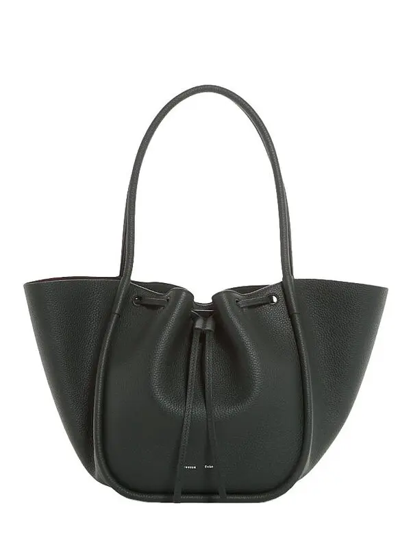 Proenza Schouler Large Ruched Leather Tote - Bottle