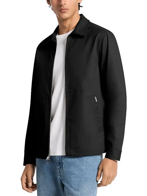 Michael Kors Bedford Zip Shirt Jacket - Stone