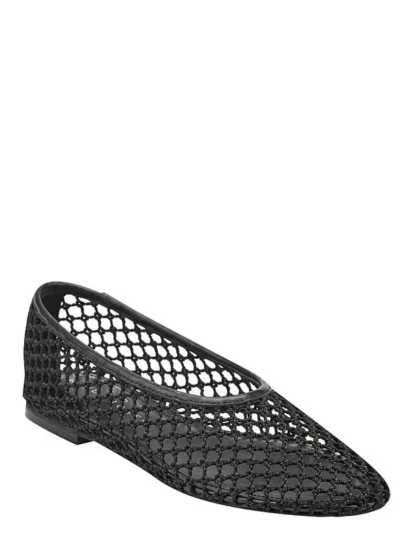 MARC FISHER LTD. Jazlyn Woven Dress Flats - Black