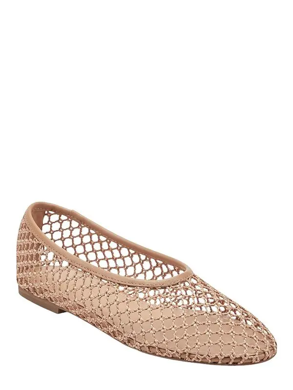 MARC FISHER LTD. Jazlyn Woven Dress Flats - Medium Natural