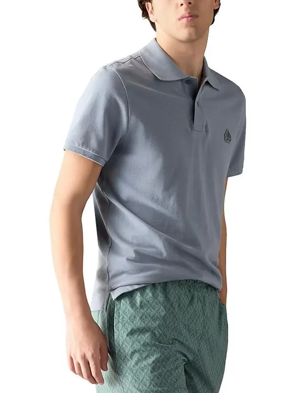 Moose Knuckles Everett Polo Shirt - Jet Stream