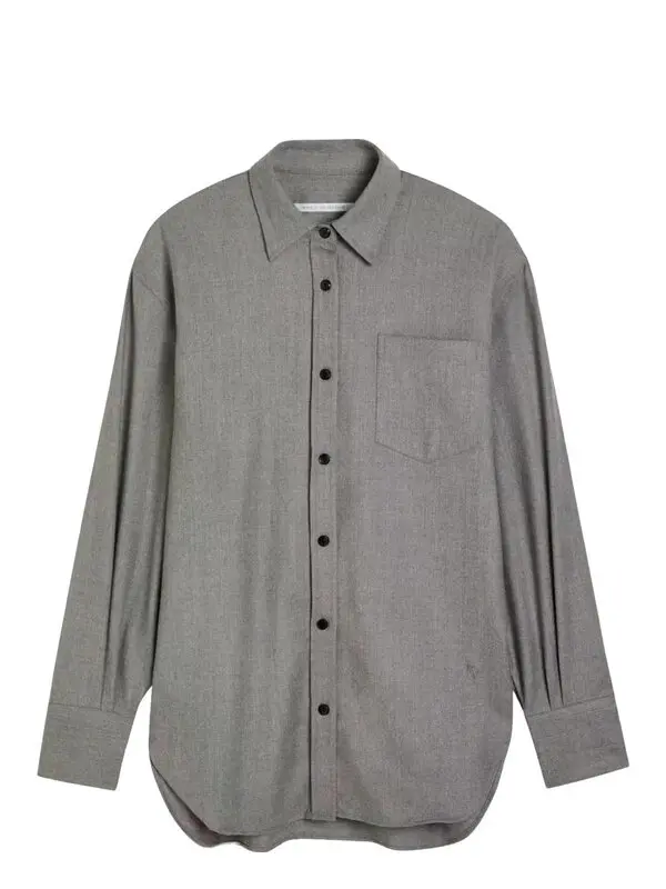 Maria Mcmanus Patch-pocket Shirt - Grey
